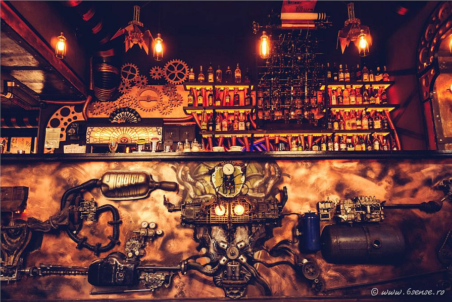 A Kinetic Steampunk Bar Unique in the World