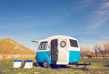 A Retro Travel Trailer with Personality