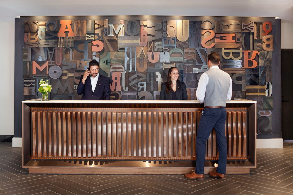 Boutique Amenities and Newspaper-Themed Interiors at The Press Hotel in ...