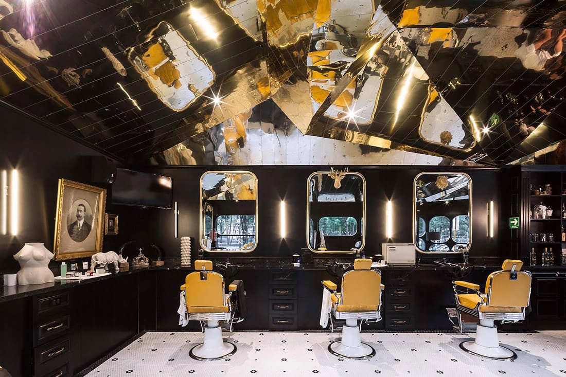 Old-School Elegance Meets Design Cool at Mexico City’s Royal Barbershop