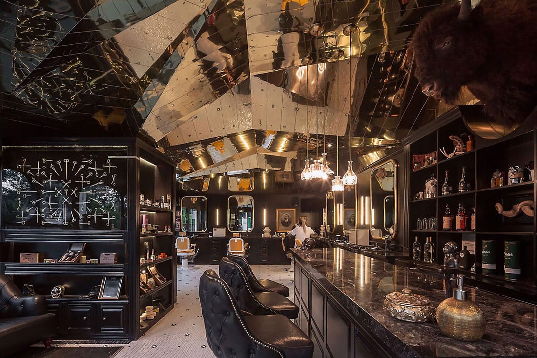 Old-School Elegance Meets Design Cool at Mexico City’s Royal Barbershop