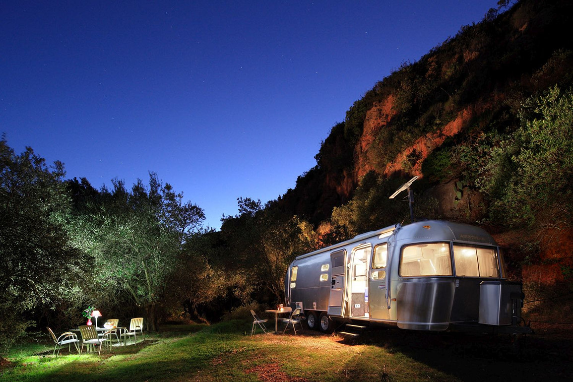 Glamping in a Luxury Airstream Caravan in Andalusia