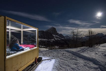 Sleep Beneath the Stars in the Italian Alps