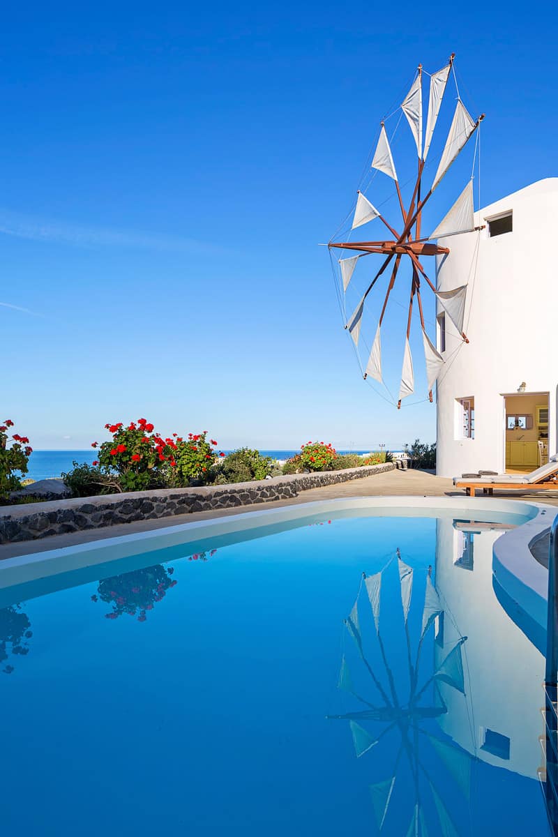 Sleep in a Windmill Next Time You're in Santorini
