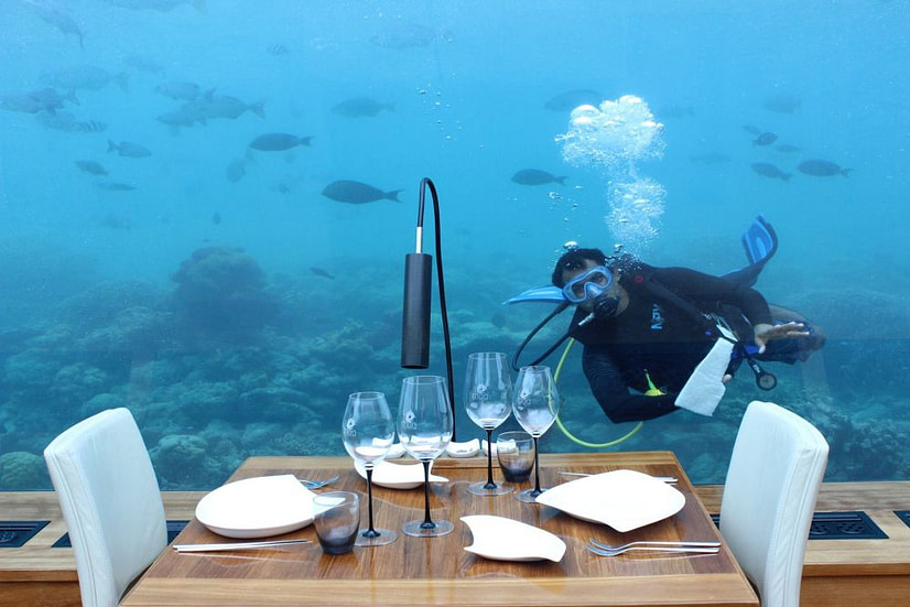 World's First All-Glass Undersea Restaurant